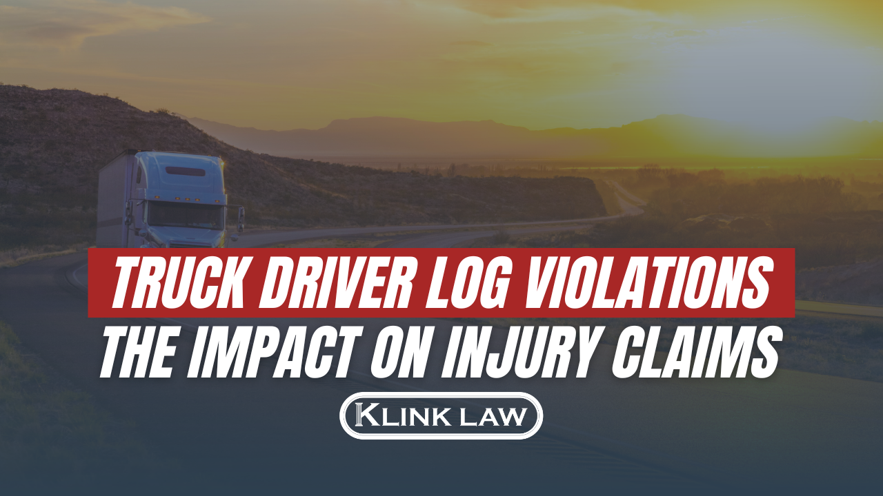 Truck Driver Log Violations In Arizona | Klink Law | Injury & Accident ...